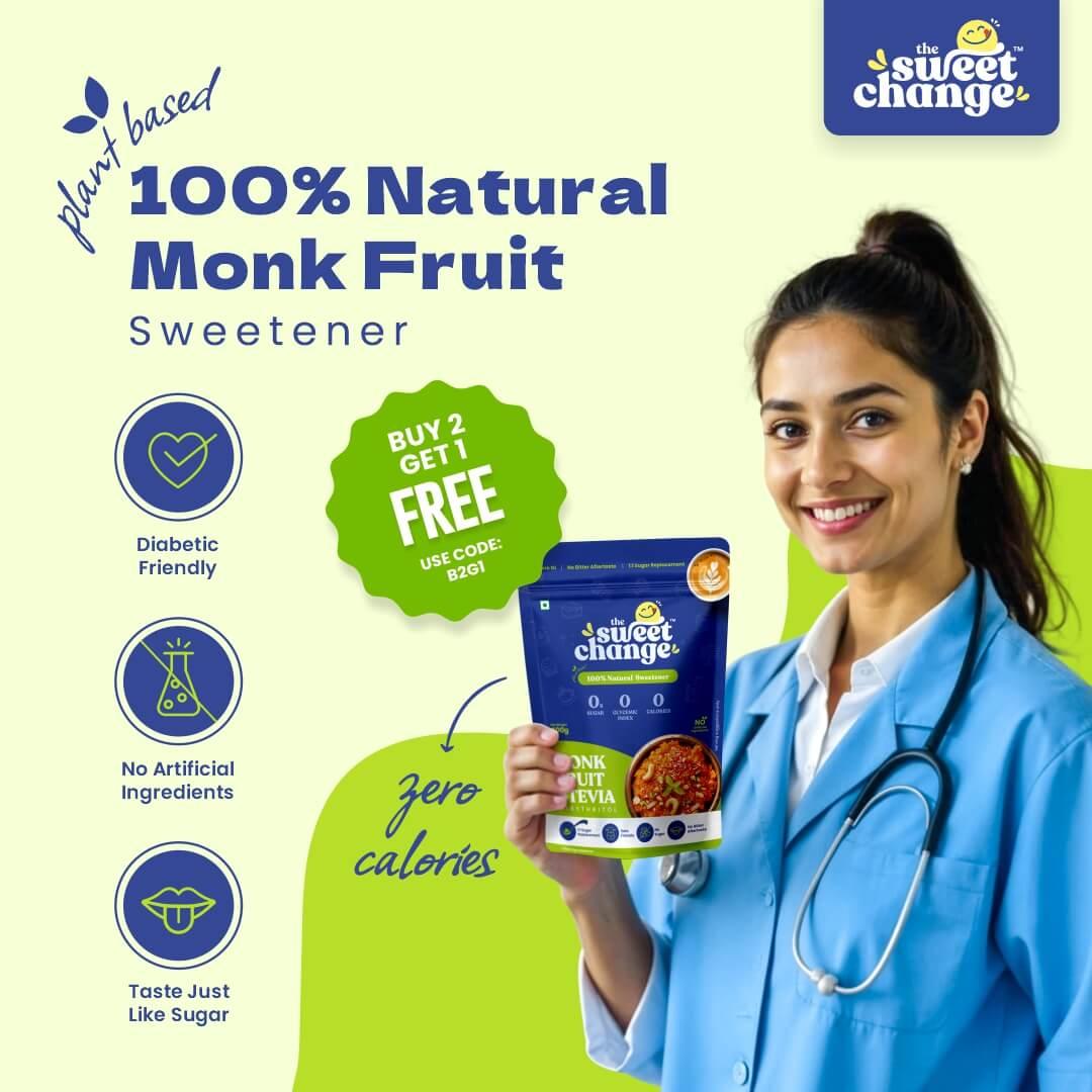 The Sweet Change | 100% natural sweetener with no bitter aftertaste